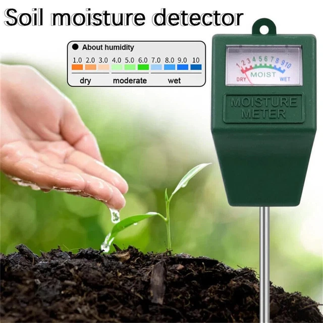 PROFESSIOANL SOIL MOISTURE Meter Indoor Outdoor Plants Hydrometer for ...