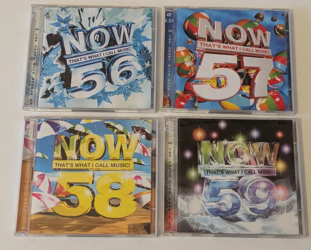 NOW THAT'S WHAT I Call Music 4 x CD Album Bundle Nos 56,57,58,59 £8.49 ...