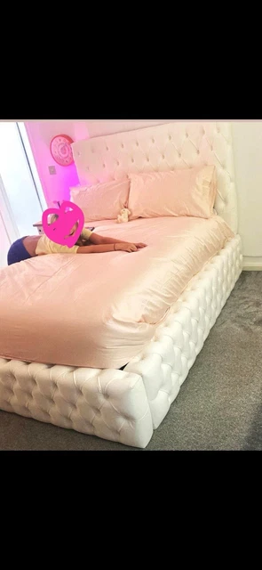 REAL LUXURY BED with otterman smooth cream also same in Pink small ...