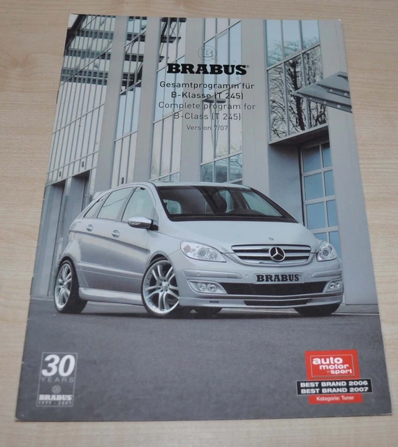 BRABUS MERCEDES BENZ B-Class Brochure Prospekt £13.43 - PicClick UK