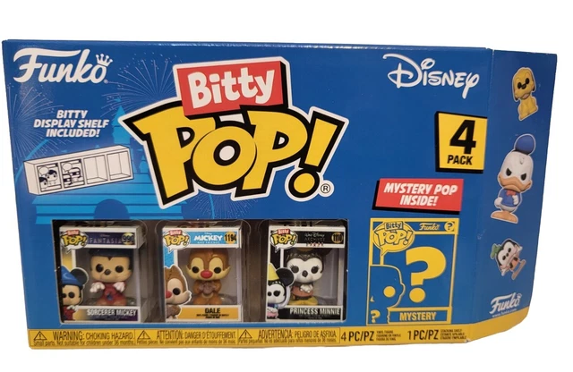 Funko Bitty Pop Figure 4 Pack Disney Fantasia Mickey Minnie And Dale