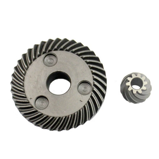 ENSEMBLE D'ENGRENAGES BISEAUTÉ en spirale métallique pour réparation ponceuse EUR 9,63 - PicClick FR