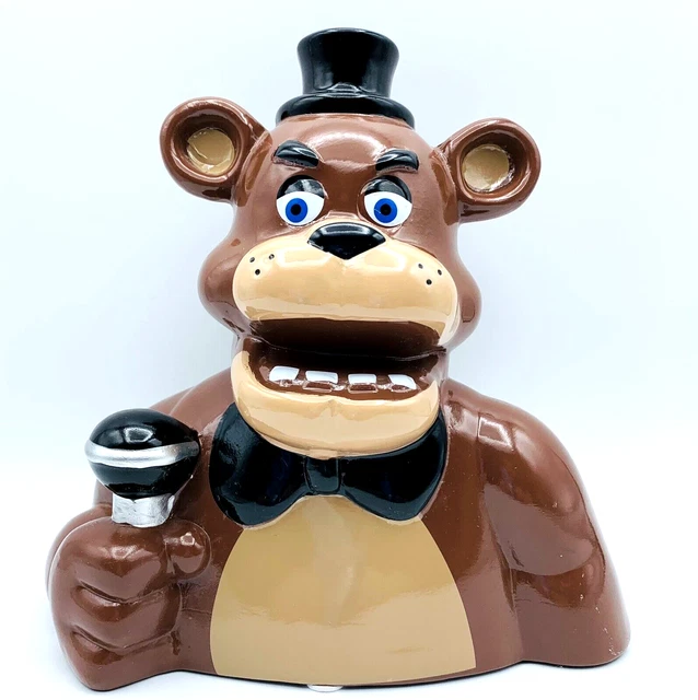 FIVE NIGHTS AT Freddys FNAF Fazbear 8" Brown Bear Ceramic Coin Bank ...