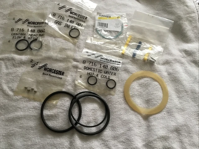 WORCESTER BOSCH ORING Gas Inlet,heating Flow&return,hot&cold JOBLOT ...