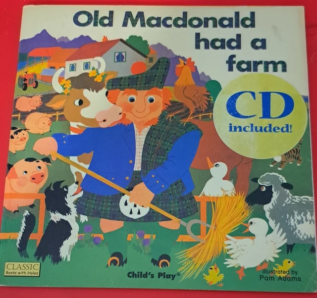 VINTAGE 1975 CHILDRENS Book Old Macdonald Had A Farm Book And Cd £9.35 ...