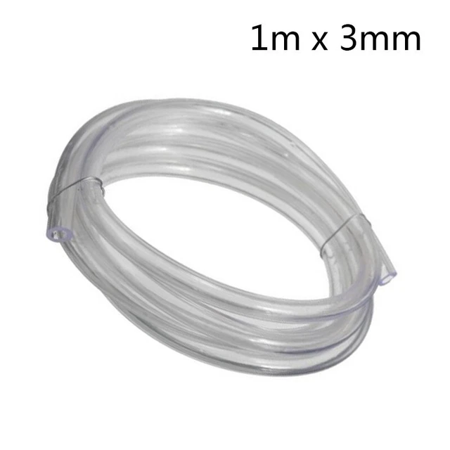 LINEA TUBI CARBURANTE trasparente 1 m x 3 mm per taglierini a benzina ...
