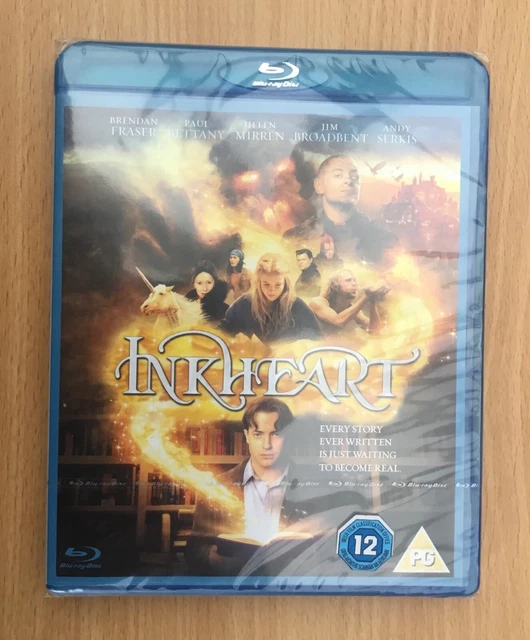 🌟INKHEART🌟BRENDAN FRASER🌟BLU RAY Dvd🌟Brand New And Sealed🌟Uk🇬🇧Seller🌟 £ ...