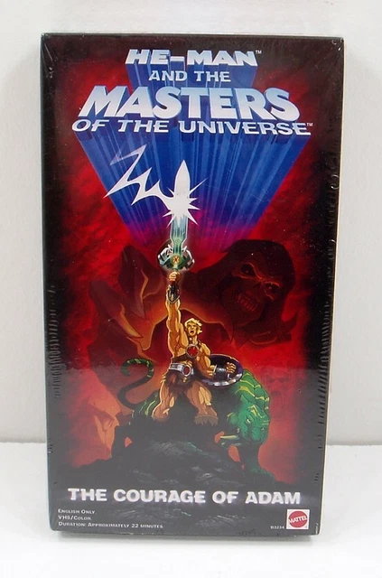 NASTRO VHS HE-MAN MOTU The Courage of Adam sigillato 2002 EUR 11,48 ...