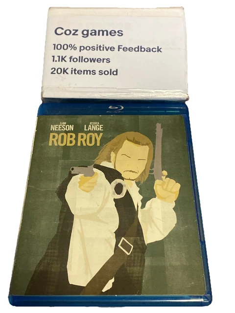 ROB ROY BLU-RAY Region Free USA Import Liam Neeson Jessica Lange John ...