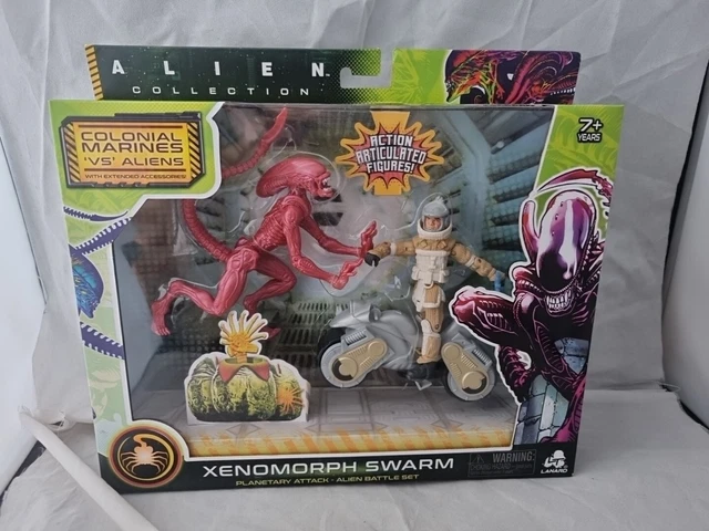 LANARD ALIEN COLLECTION Marines Vs Aliens Xenomorph Runner Swarm Figure ...