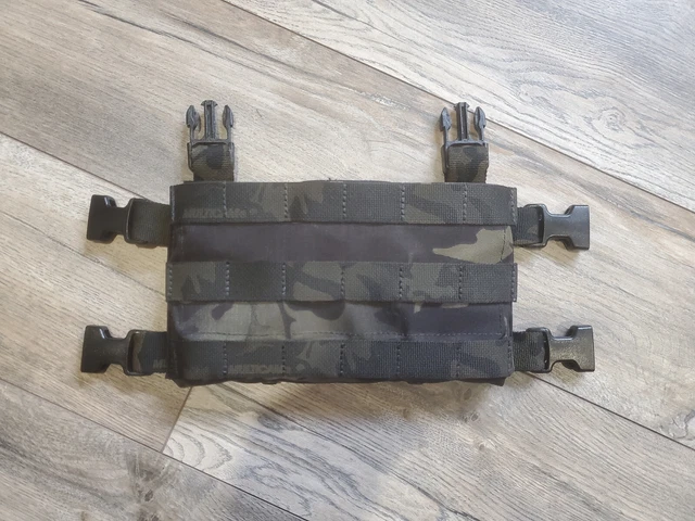 MICRO PLACARD CHEST Rig with Haley Strategic Mp2 inserts Multicam black ...