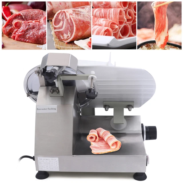 COMMERCIAL ELECTRIC MEAT Cutter Slicer Flesh Shredding Cutting Machine ...
