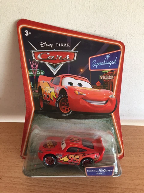 MATTEL DISNEY PIXAR Cars LIGHTNING McQUEEN FLASH Diecast MOC, 2007 $36. ...