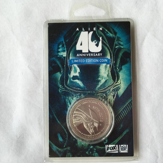 ALIEN 40TH ANNIVERSARY Coin Silver Limited Edition Official NEW SEALED ...