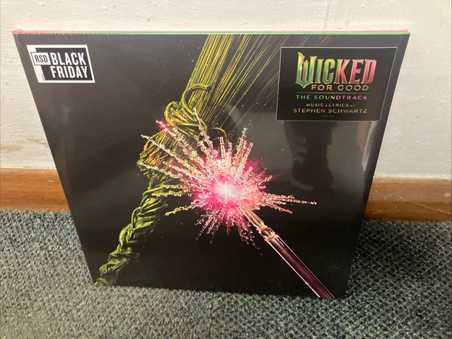 WICKED FOR GOOD OST SOUNDTRACK LTD PICTURE DISC VINYL 2LP RSD Black ...