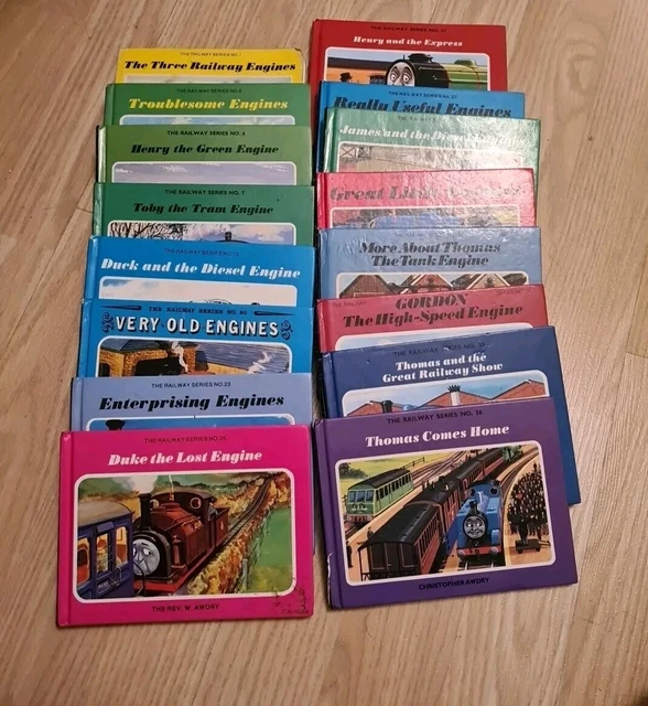 THE RAILWAY SERIES Books Thomas Tank Engine x16 Books Rev W Awdry £9.99 ...