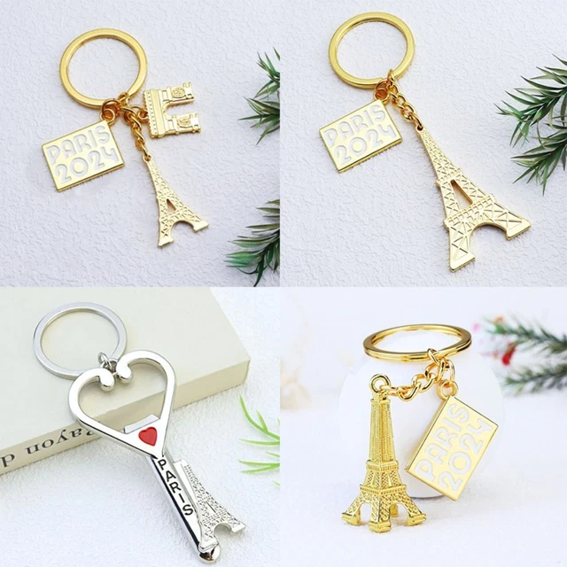 PARIS KEYRING SOUVENIRS Bag Charm Fashion 2024 Paris Olympic Games ...