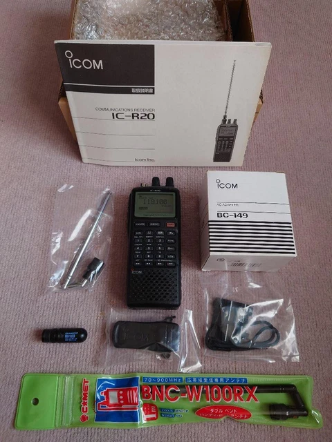 ICOM IC-R20 WIDEBAND Receiver w/ 2 Antennas Discontinued Model $559.09 ...