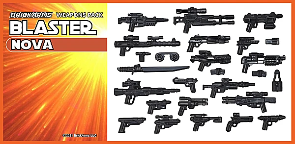 BRICKARMS BLASTER PACK NOVA -Compatible with Minifigures -NEW EUR 15,84 ...
