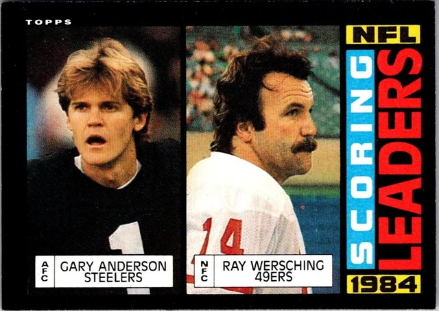 CARTE DE FOOTBALL 1985 Topps Gary Anderson/Ray Wersching EUR 2,20 ...