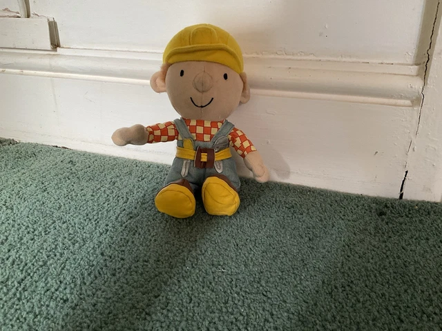 BOB THE BUILDER Beanie 1998 Plush Soft Toy Born to Play 9” Vintage £3. ...