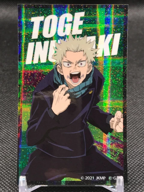 TOGE INUMAKI JUJUTSU KAISEN 0 Wafer Sticker Seal BANDAI 2021 JAPAN JUMP ...