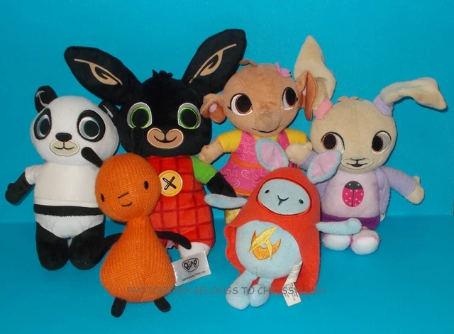 CBEEBIES BING THE Bunny Soft Teddy Figure Flop Sula Coco Pando Hoppity ...