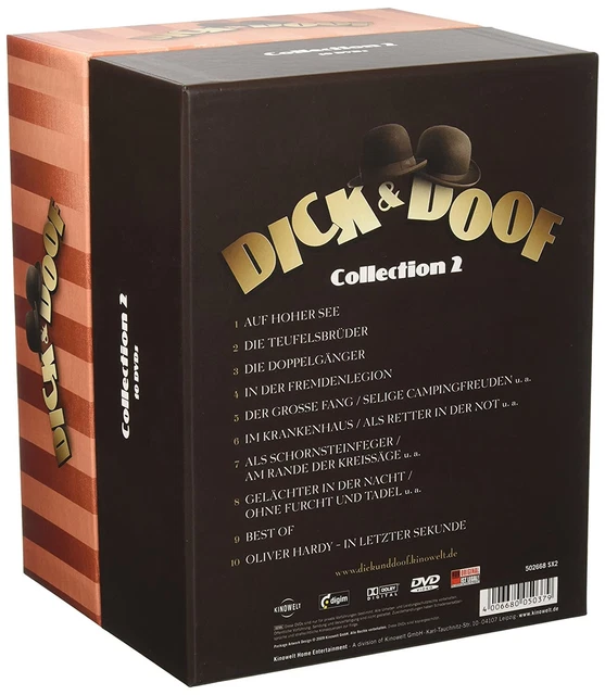 10ER DVD BOX RARITÄT: DICK & DOOF COLLECTION 2 (1926-1940) EUR 89,99 ...