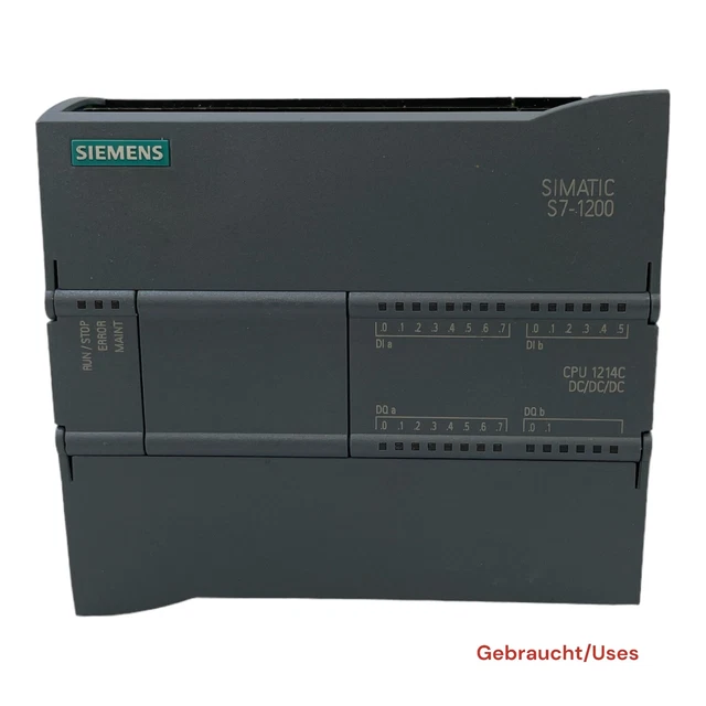 SIEMENS SIMATIC S7-1200 CPU 1214C DC/DC/DC 6ES7 214-1AG40-0XB0 £187.95 - PicClick UK