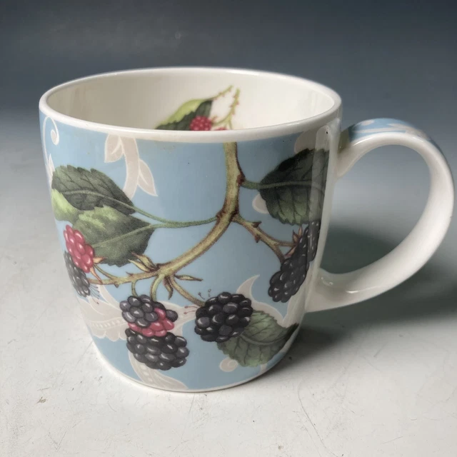 HUDSON & MIDDLETON Fruit Florentine blackberry bone china mug by ...