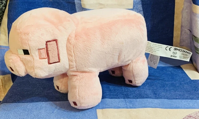 MINECRAFT MATTEL PIG Mojang Plush Soft Toy | 10" VGC £13.50 - PicClick UK