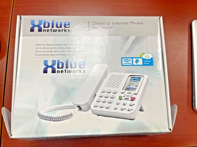XBLUE NETWORKS DESKTOP Internet Phone for Skype Model#SP2014 $10.00 ...