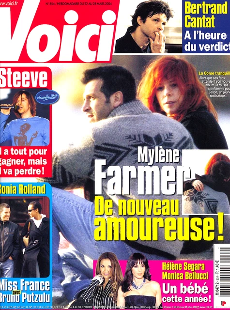 MAGAZINE VOICI N° 854/2004, Mylène FARMER, Steve ESTATOF. EUR 12,00 - PicClick FR