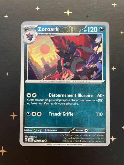 CARTE POKÉMON RARE REVERSE Zoroark 32/64 VF NEUF EUR 1,25 - PicClick FR