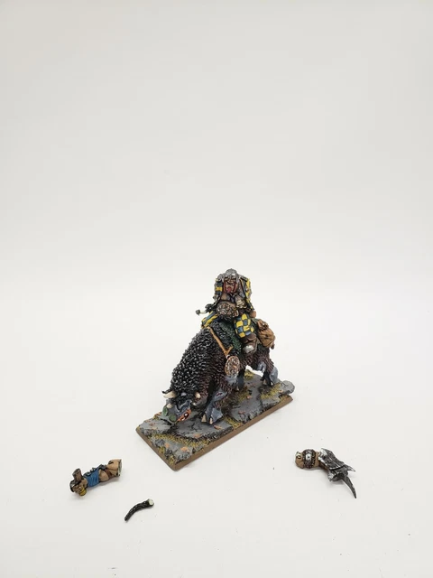 WARHAMMER FANTASY FORGE World FW Ogre Kingdoms Ogre sur Rhinox / Ogre ...