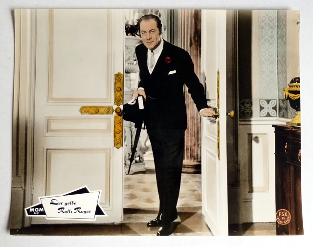 DER GELBE ROLLS ROYCE * Bergman, Harrison, Delon - AUSHANGFOTO #15 ...