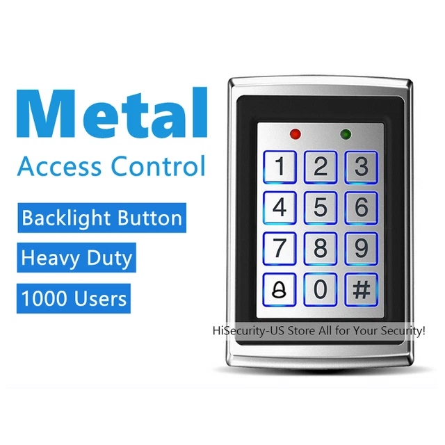 METAL 125KHZ RFID Card&Password Standalone Door Access Control Keypad+ ...