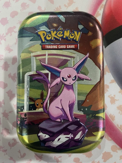 POKÉMON TCG - Prismatic Evolutions Mini Tin (Espeon) - Opened (No Packs ...