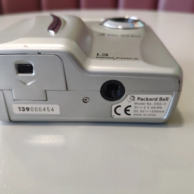 VINTAGE PACKARD BELL 1.3MP dsc3 Digital Camera mega pixel lol old ...