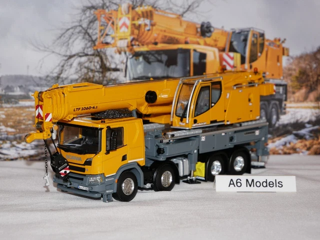 MODELLI WSI ~ Liebherr LTF 1060-4.1 Scania CP20N Telegru montata su ...