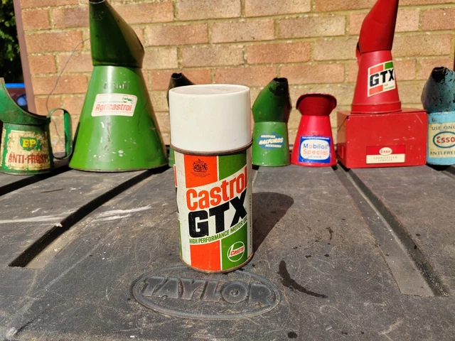 VINTAGE CASTROL GTX Flask £29.99 - PicClick UK