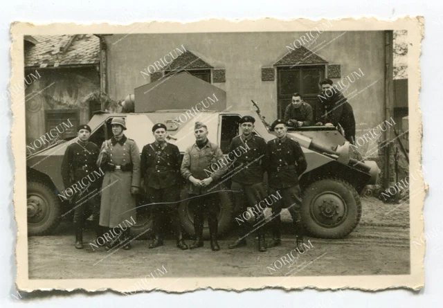 FOTO SUDETENLAND 1938 Polizei Bataillon (mot) Radpanzer STEYR ADGZ ...