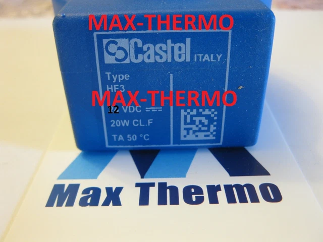 CASTEL BOBINA ELETTROVALVOLA HF3 9320/RD1 RICAMBIO HM3 12vdc castel ...