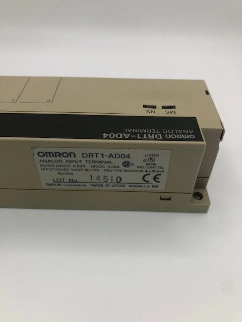 DRT1-AD04 OMRON PLC Démo Device-Net Analogique Entrée DRT1AD04 EUR 70,00 - PicClick FR
