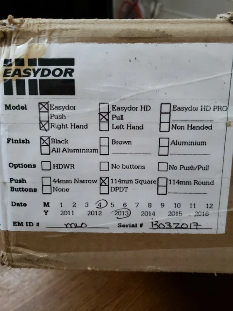 EASYDOR ADA EZ 5800 SERIES ADAEZ $1,149.00 - PicClick CA