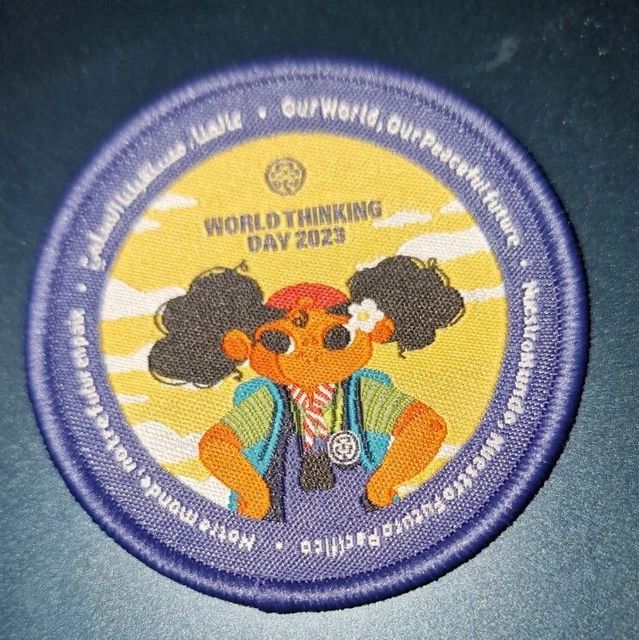 GIRL GUIDE / Girlguiding / WAGGGS World Thinking Day 2023 Badge/ patch ...