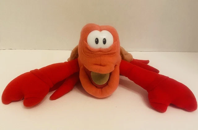 DISNEY THE LITTLE Mermaid Plush Sebastian Crab Stuffed Animal Toy £12. ...