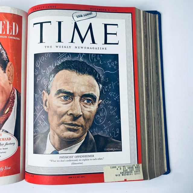TIME MAGAZINE LIBRARY Bound October 1948-December 1948 Robert ...