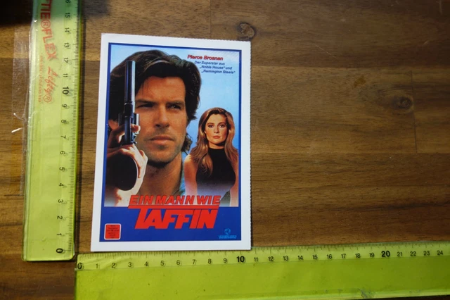 ALTE FILMPLAKATKARTE KINO Film EIN MANN WIE TAFFIN Pierce Brosnan Ray ...