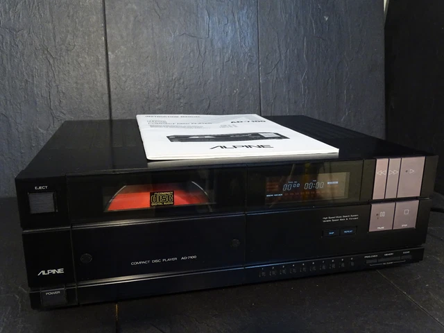ALPINE AD-7100 CD-PLAYER, DEFEKT , ULTRA RARE, optisch sehr schön, EUR ...